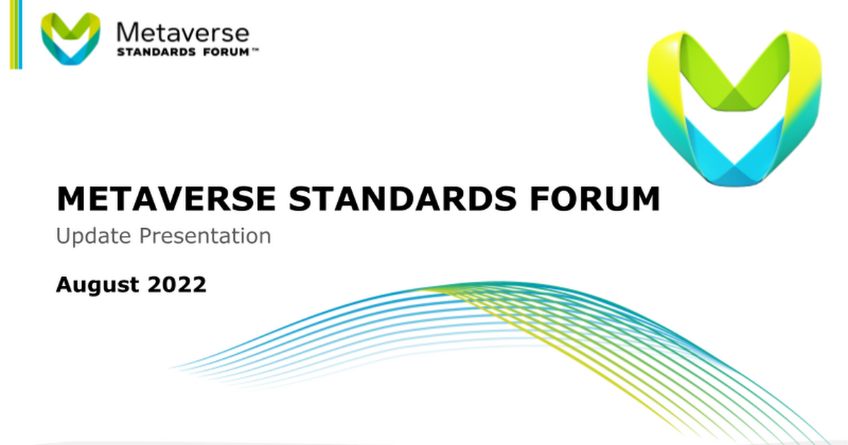 METAVERSE STANDARDS FORUM